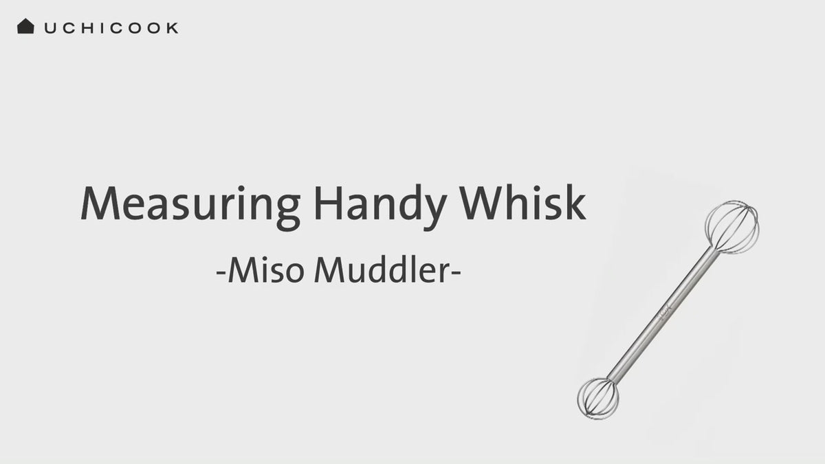 Miso muddler and measuring whisk – AKAZUKI