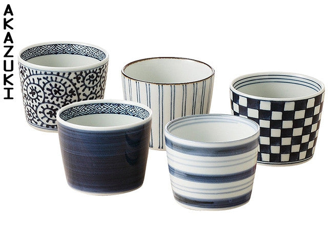 Japanese traditional pattern tea cups – AKAZUKI